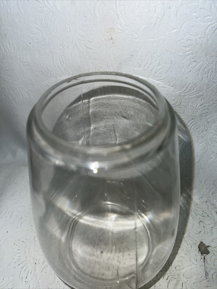 Antique Unmarked Clear Glass Lantern Globe 7.25" | eBay