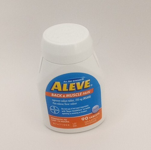 Aleve Back&Muscle Pain Tablets- 90 Count (EXP: 1/25) New Sealed No Box ...