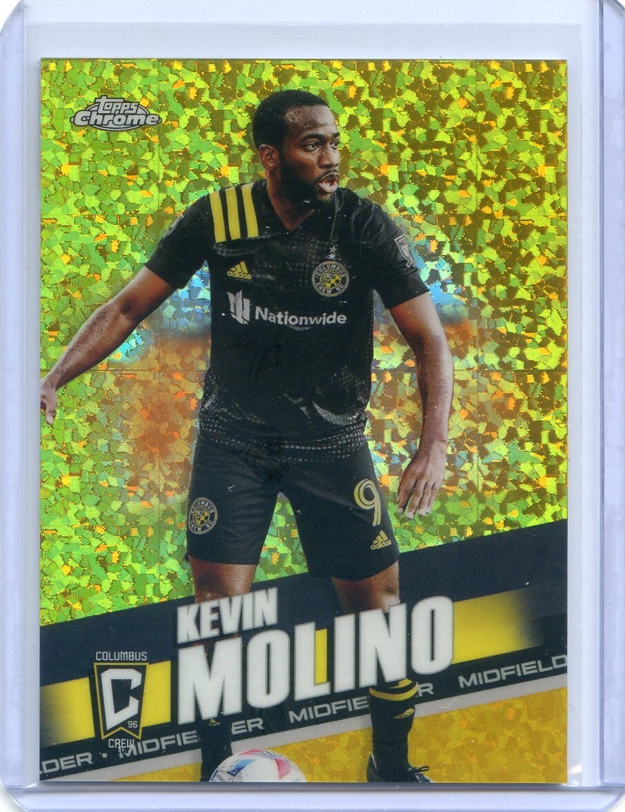 2022 Topps Chrome MLS - Kevin Molino #58 Gold Mini-Diamond Refractor ...