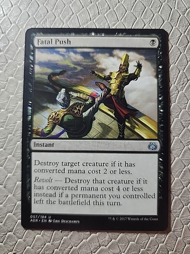 MTG Fatal Push - Aether Revolt (057/184) Regular LP | eBay