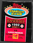 1992 Topps Stadium Club NEW Unopened Pack Baseball Vintage | eBay
