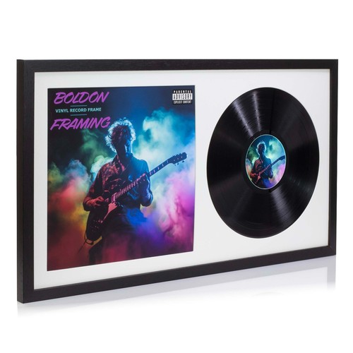 12" / 10" / 7" Vinyl LP Record and Album Cover Frame Memorabilia Wall ...