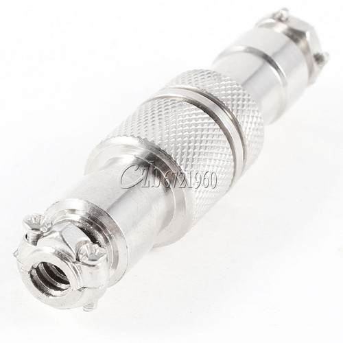 1Pair Aviation Plug 6-Pin 16mm GX16-6 Male Female Panel Metal Connector ...