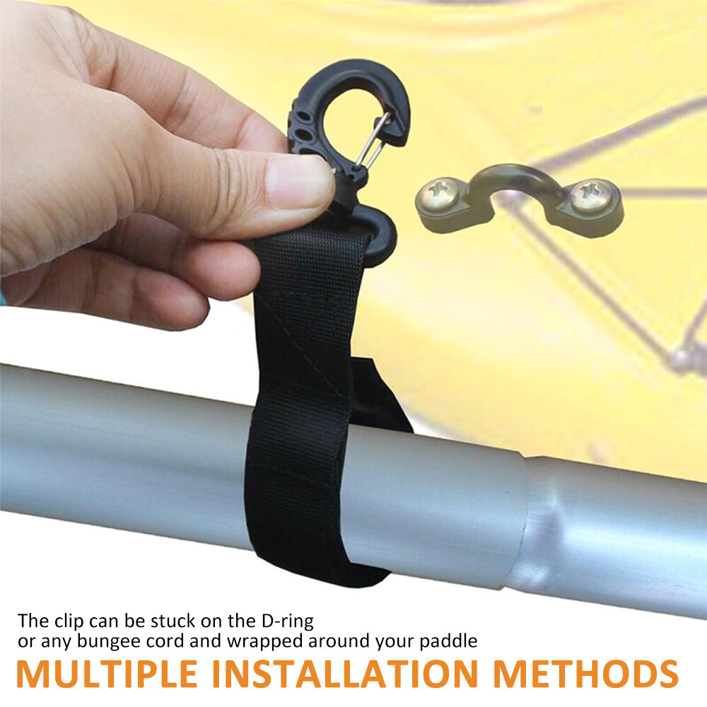 4pcs Kayak Paddle Hook Strap Holder Clip Boat Paddle Storage Holder ...