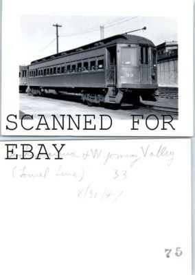 Aug 1947 Lackawanna & Wyoming Valley #33 Laurel Line VINTAGE RAILROAD ...