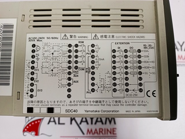 YAMATAKE Azbil DigitroniK SDC40 Digital Indicating Controller for sale ...
