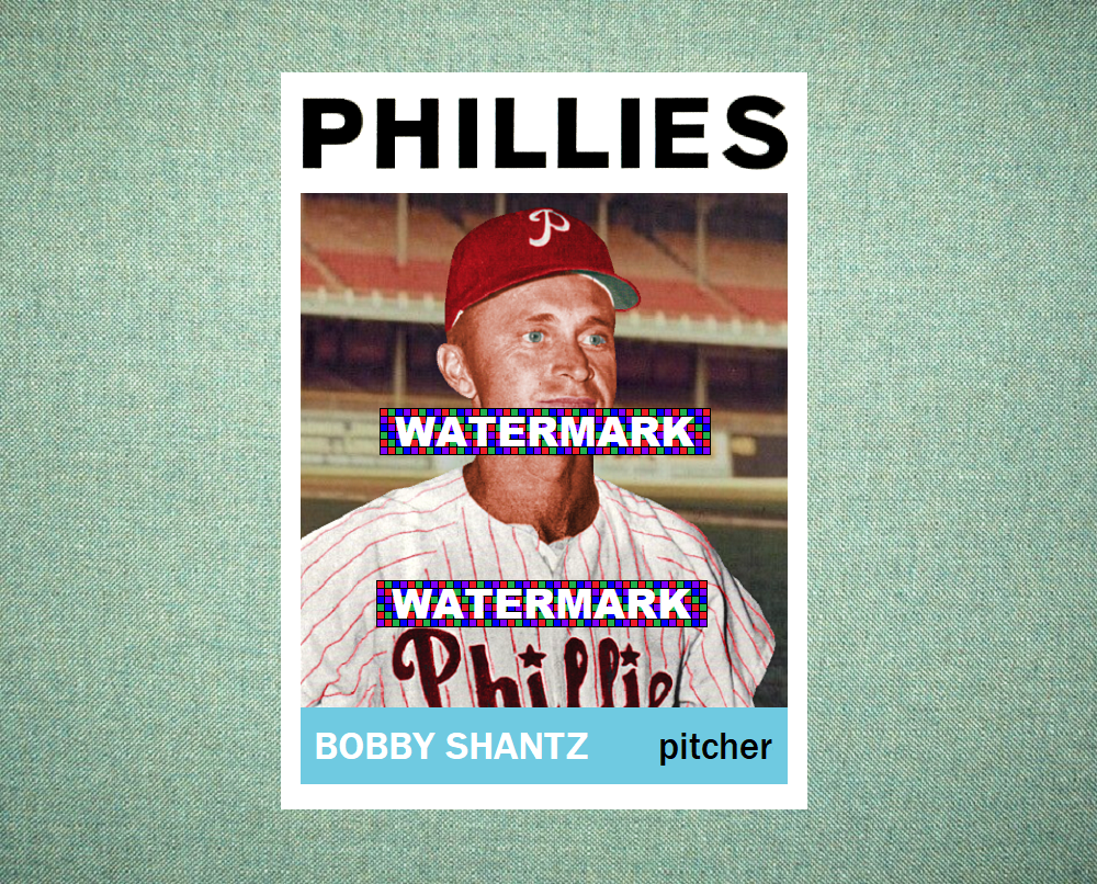 Bobby Shantz Philadelphia Phillies 1964 Style Custom Baseball Art Card ...