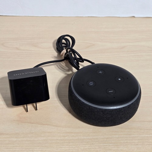 Amazon C78MP8 Black Echo Dot 3rd Gen Smart Speaker Alexa With Power ...