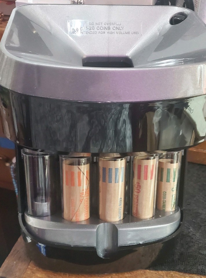 Magnif Accuwrapper Motorized Coin Sorter Counts And Wraps automatic USA ...