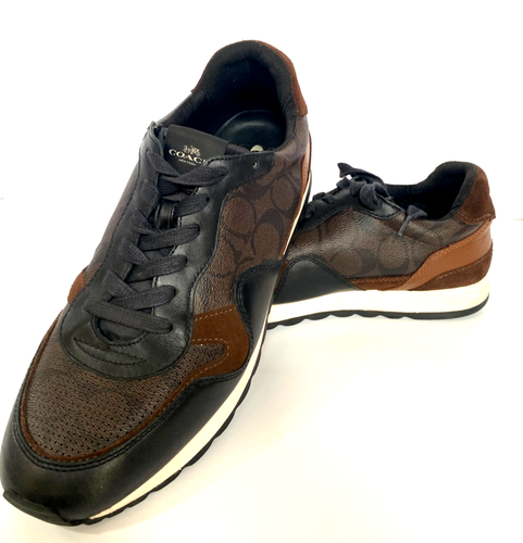 Coach Men's Signature Logo Sneakers Sz 10D | eBay