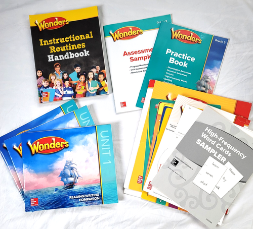 McGraw Hill Wonders Grade 2 Lot Reading Writing Companion Instr Book ...