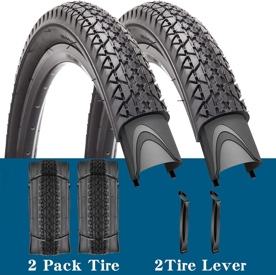26 Inch Bike Tires 26 X 2.125(57-559) Tires or Schrader Valve Inner ...