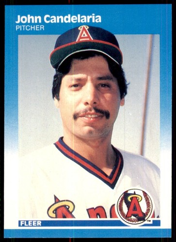 1987 Fleer John Candelaria x California Angels #75 | eBay