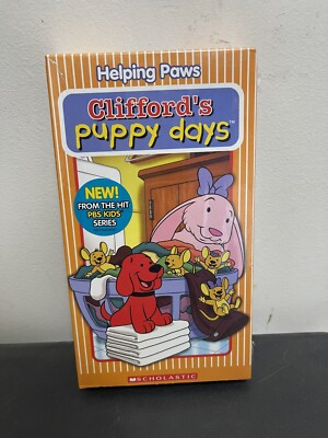 Clifford The Big Red Dog VHS Sealed New! Puppy Days Helping Paws PBS ...