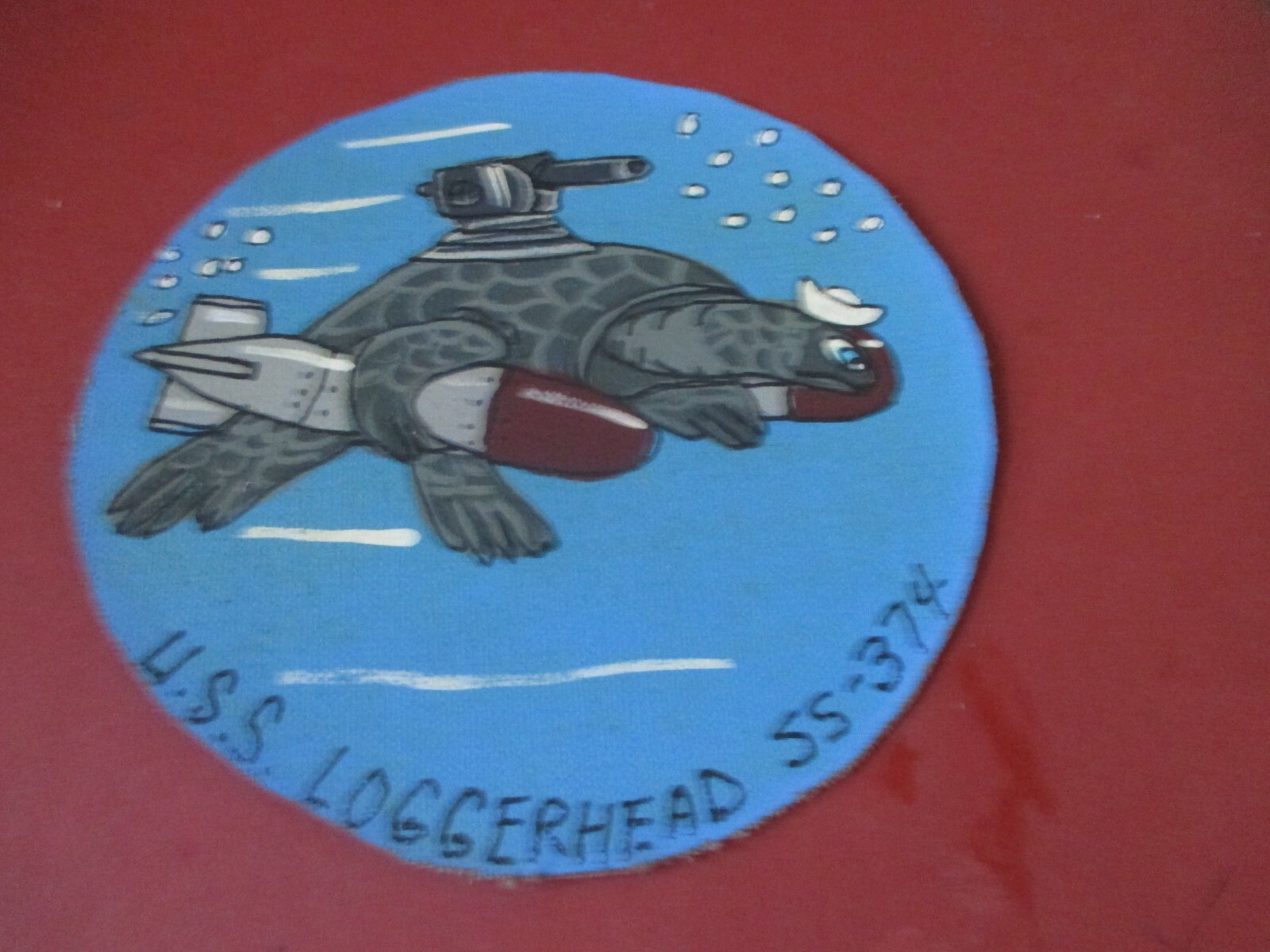 WWII US NAVY USS LOGGERHEAD SS-374 SUBMARINE DECK JACKET PATCH | eBay