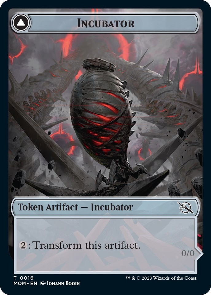 Incubator / Phyrexian Double-Sided Token 16 March of the Machine for ...