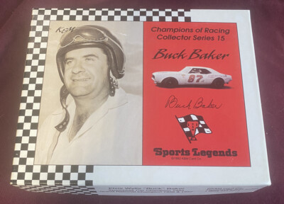 Buck Baker Champions of Racing Collector Series #15 1992-Boxed set of ...