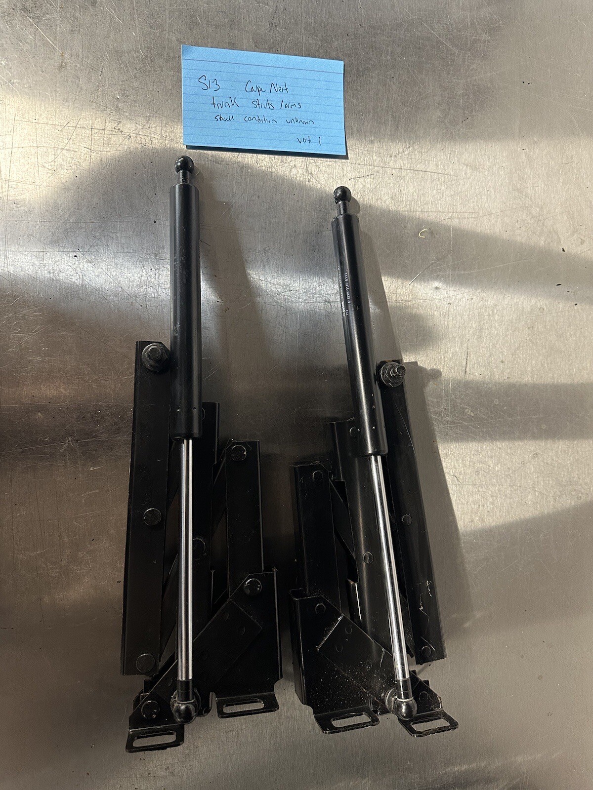 92-94 Nissan S13 240sx Vert Trunk Hinges Convertible Boot Lift Support ...