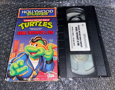 TMNT "Rebel Without A Fin" * HOLLYWOOD DUDES 📼 Vhs Tested | eBay