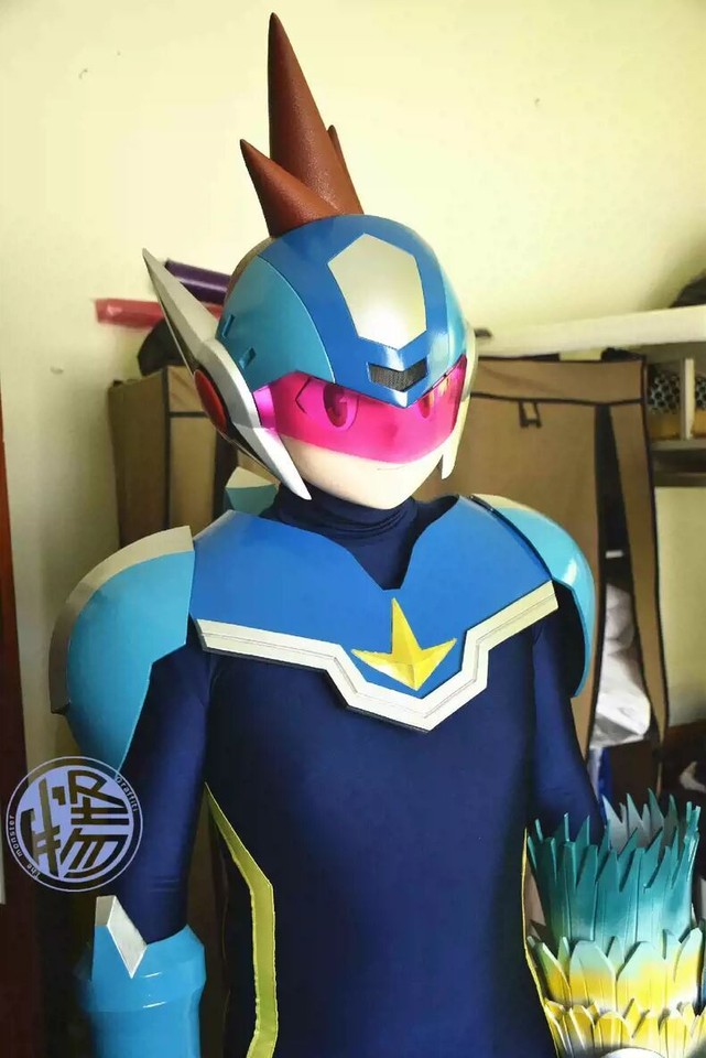 Megaman Starforce 1/1 Shooting Star Rockman Cosplay Set Wearable Custom ...