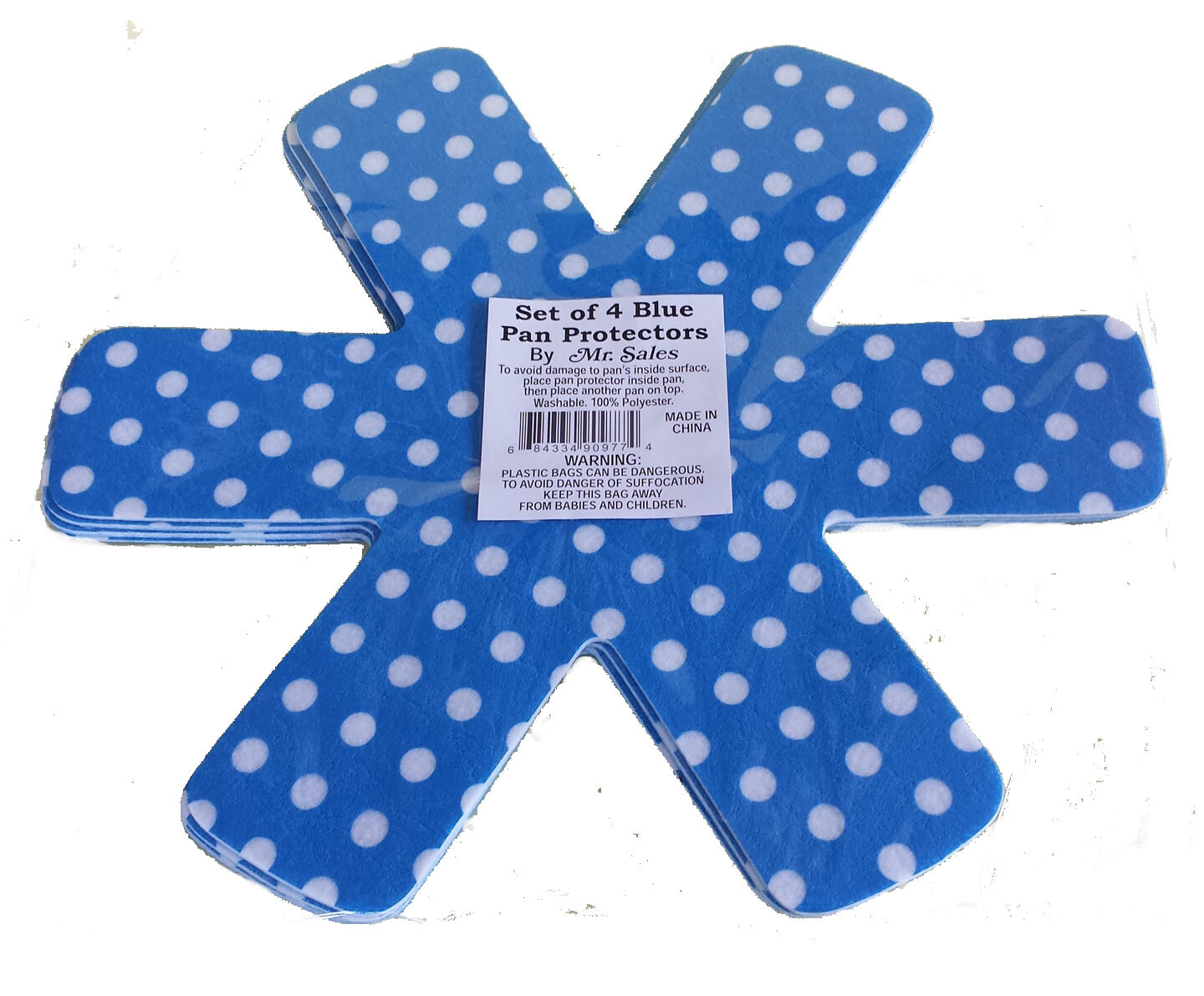 4 Pc Pot and Pan Protector Anti-Scratch Pads. Divider for Kitchen ...