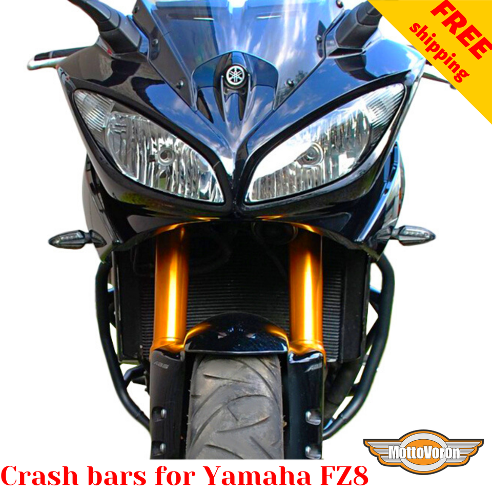 For Yamaha FZ8 Engine guard FZ 8 Fazer Crash bars FZ8N FZ8S, Free ...