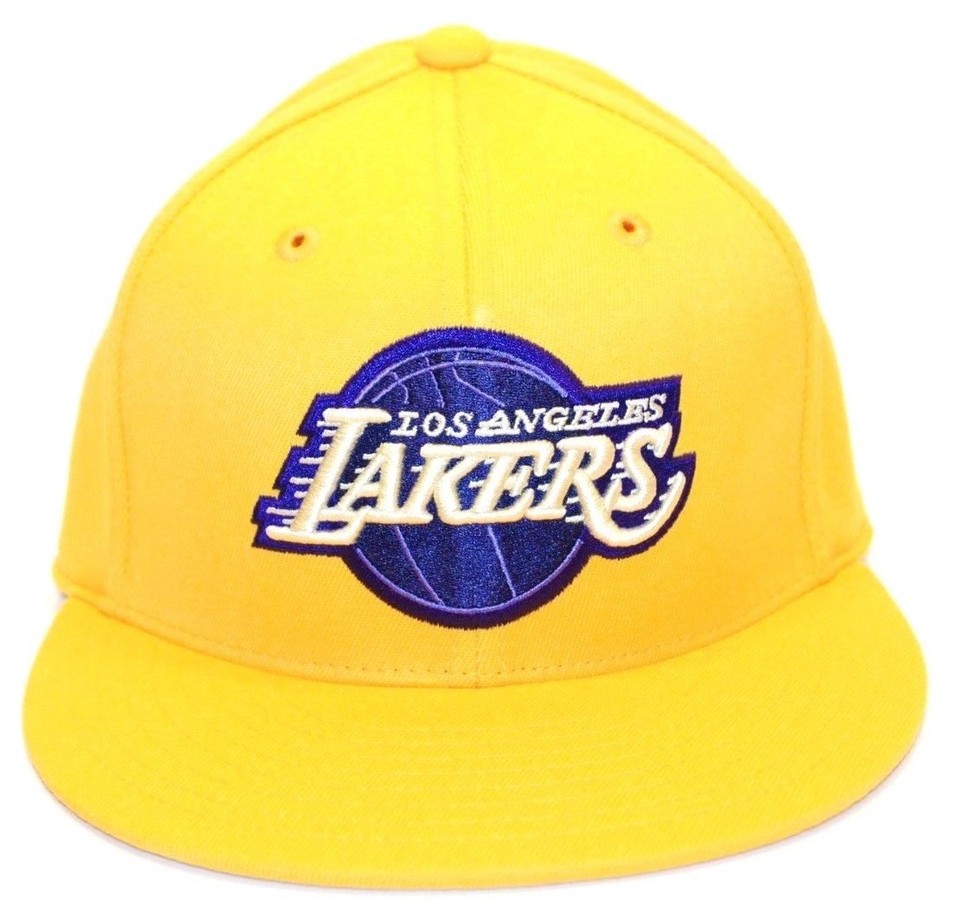 Los Angeles LA Lakers Adidas M026Z NBA Basketball Team Logo Stretch Fit ...