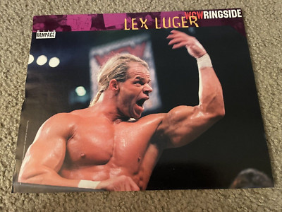Vintage LEX LUGER WCW WRESTLING Pinup Photo 2000 WWF NWA FOUR HORSEMAN ...