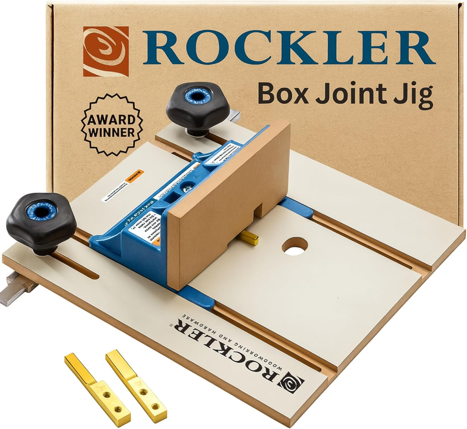 Router Table Box Joint Jig - Finger Joint Indexing Keys w/Three Finger ...