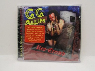 GG ALLIN Res-Erected 1999 CD ROIR Records RUSCD 8258 New SEALED | eBay