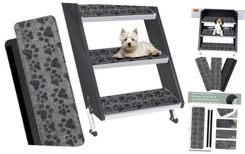 RV Step Covers 3 Pack Embossed Camper Stair Rugs Non Slip Carpet for ...