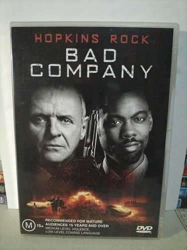 Bad Company (DVD 2002) Anthony Hopkins Chris Rock Region 4 (MINT ...