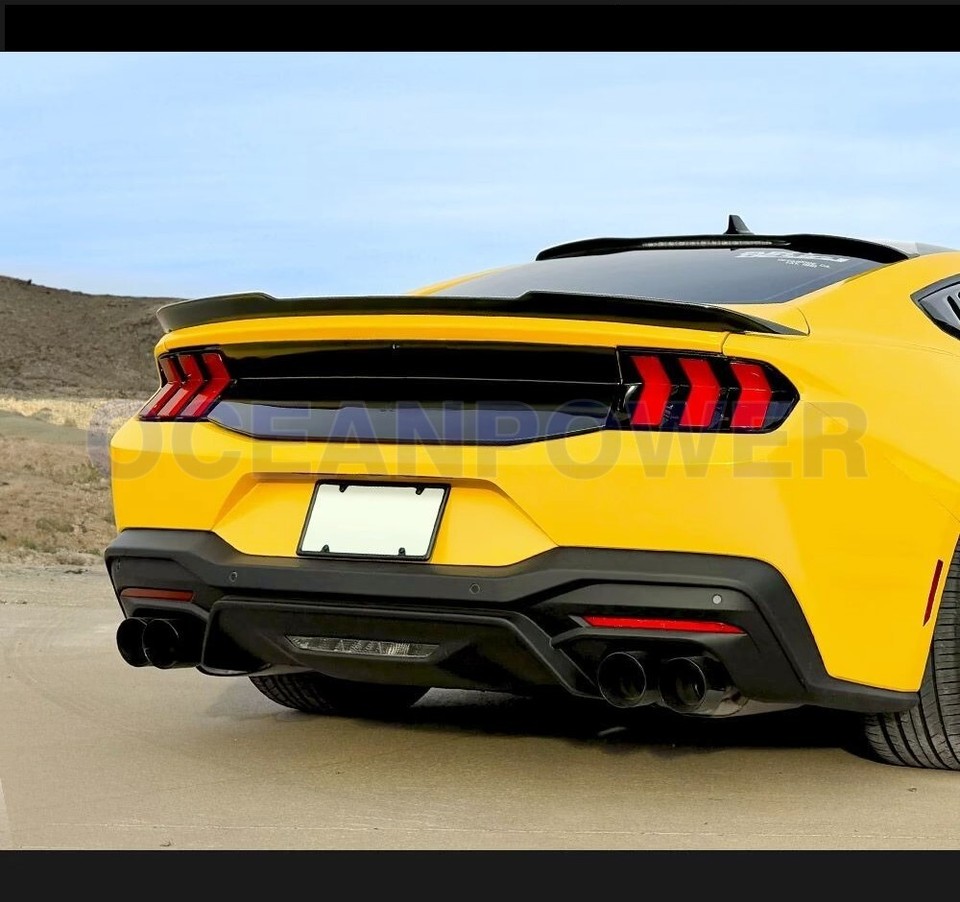Fit 2024-26 Ford Mustang S650 Track Pack GT Rear Trunk Spoiler Wing ...