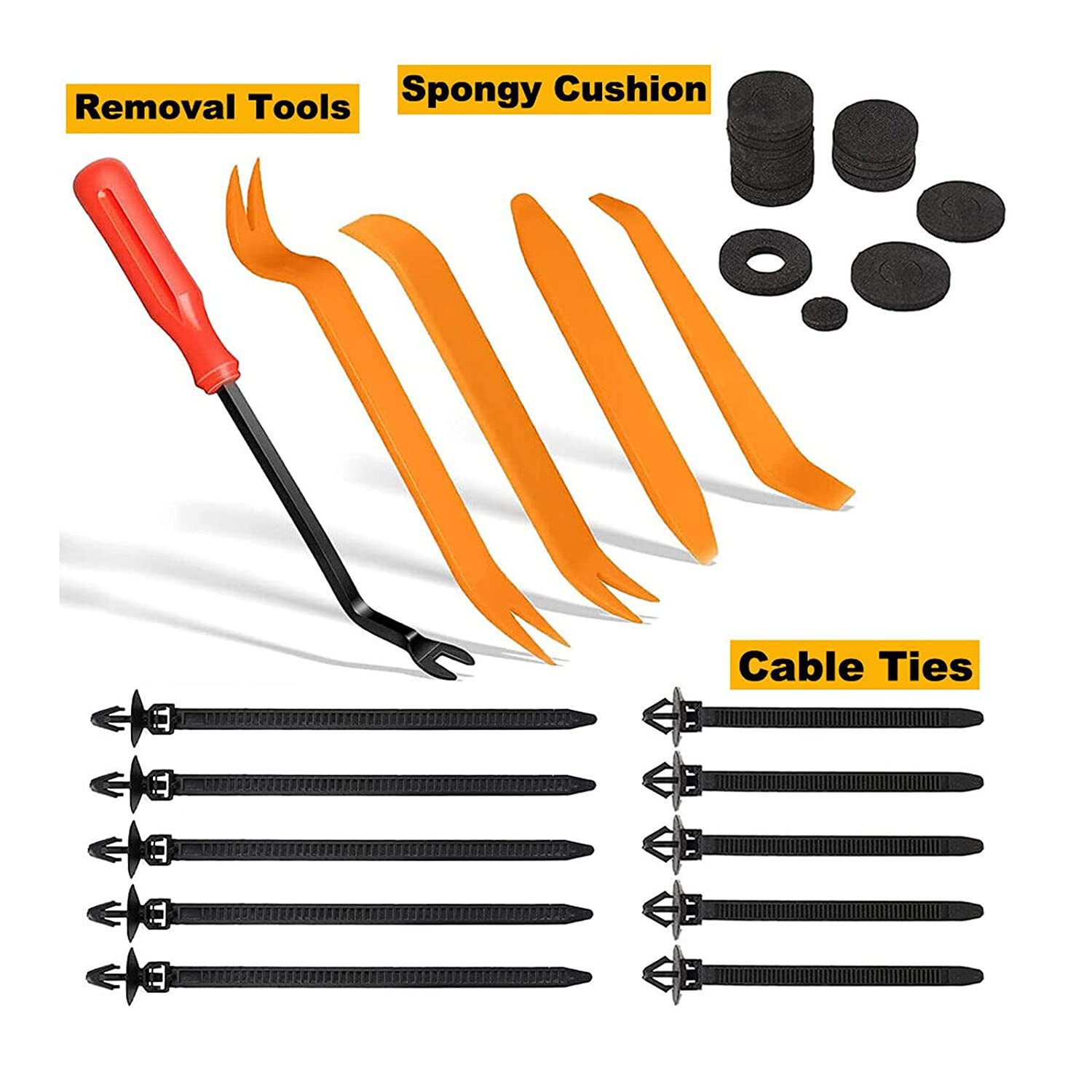 555pcs Auto Body Push Pin Car Retainer Clips Splash Shield Fasteners ...