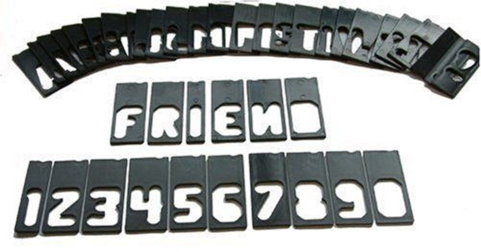 Sign Making Letter Engraving Jig Set Maker for Router Wood Woodworking ...