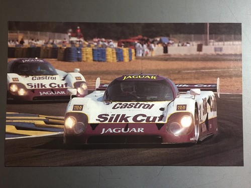 1991 Silk Cut Jaguar GTP Race Car Print, Picture, Poster - RARE ...