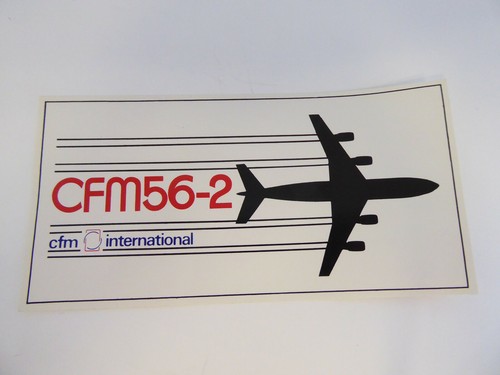 AUTOCOLLANT / STICKER - CFM 56-2 / AERONAUTIQUE / AERONAUTICS / TOP ...