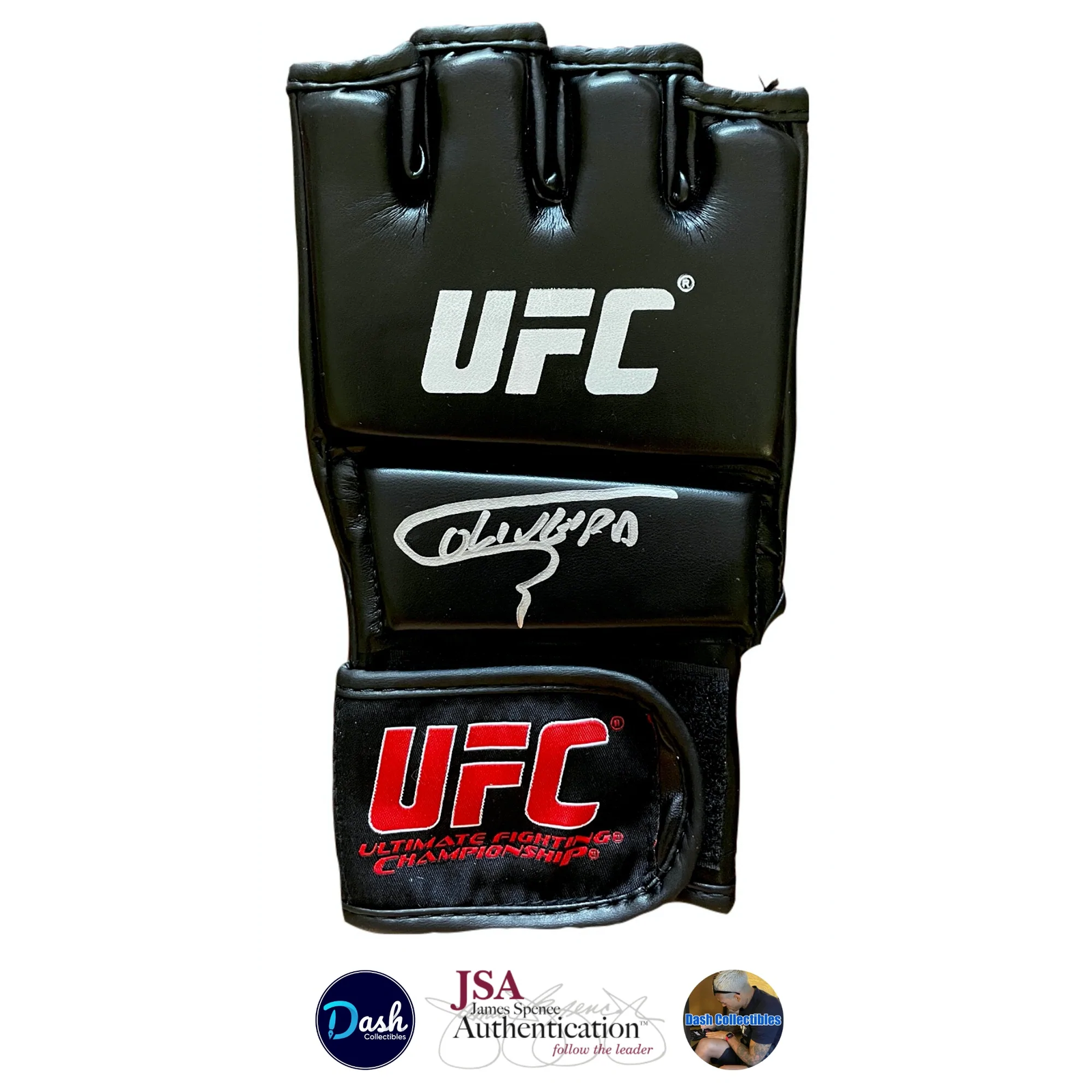 Charles Oliveira Signed UFC Glove JSA Witness COA Proof Do Bronx ...