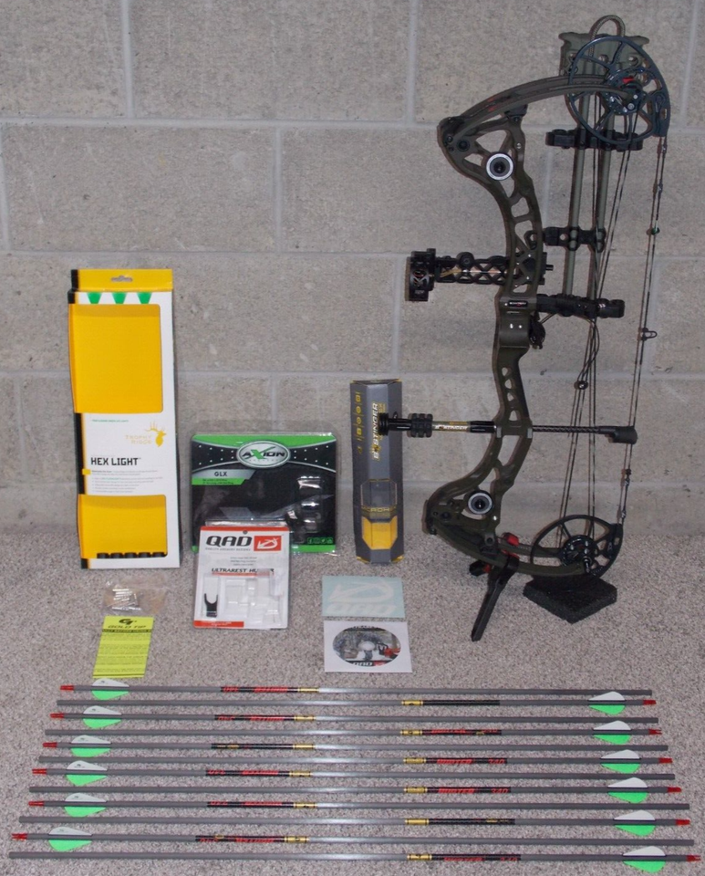 BOWTECH CP28 Bow Package- 60 to 70 lb- 24.5 to 30"- CP 28- OD Green ...