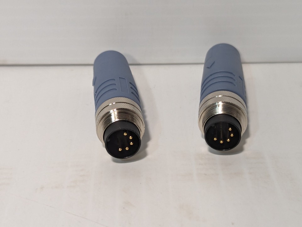Lot of 2 Turck NG/BSM 5-TR Terminating Resistor, M16 Male Connector, U2 ...