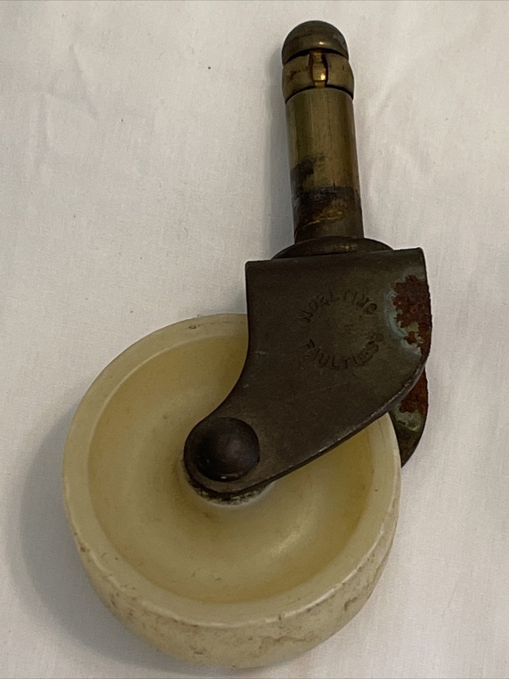 (4) Vintage Noelting Faultless 2” Swivel Caster Wheels Stem Berrings ...