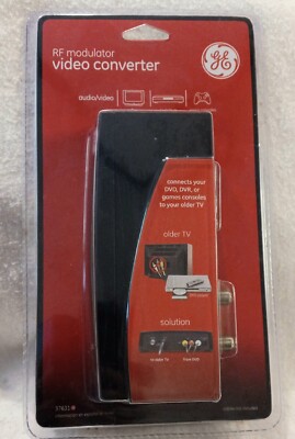 GE RF Modulator Video Converter 37631 NIP Factory Sealed Audio /video ...