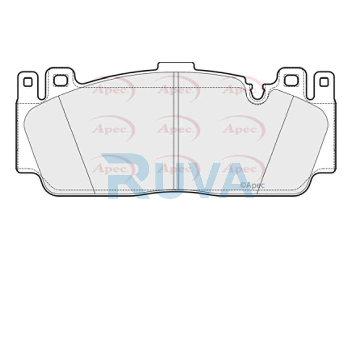Fits BMW 3 Series 5 2 6 3.0 3.5 4.0 4.4 Ruva Front Brake Pads Set ...