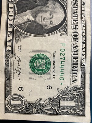 F 0274440* FANCY - 2013 F Series. FANCY STAR NOTE $1 | eBay