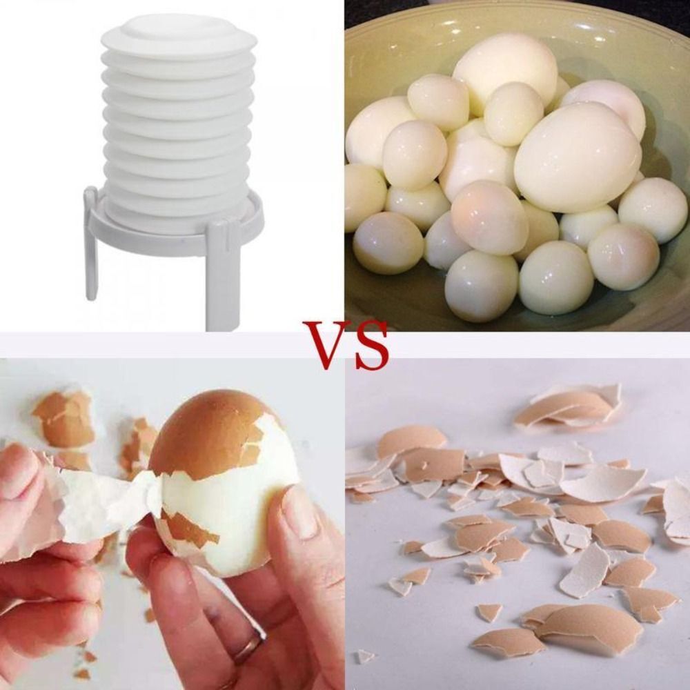 Cooking Gadgets Cooked Egg Sheller Shell Peeling Boiled Egg Peeler Egg ...