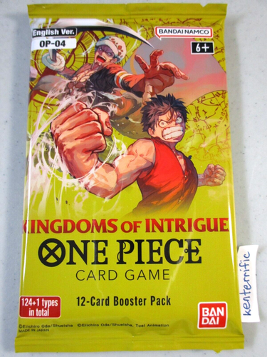 Kingdoms of Intrigue Booster Pack One Piece Card Game OP-04 English New Sealed | eBay