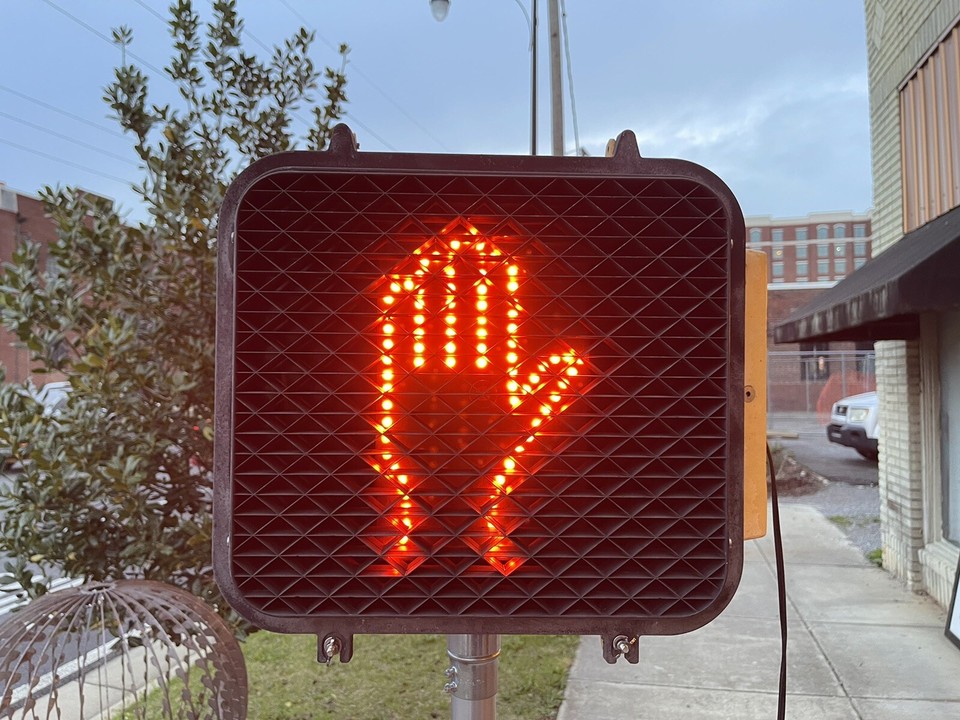 Pedestrian LED Traffic Crossing Sign Crosswalk Walk Light Signal with ...