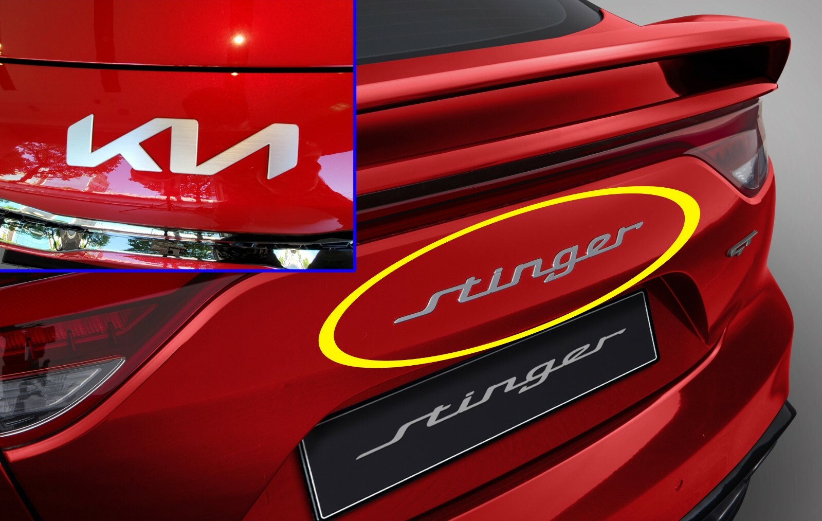 Genuine OEM New Kia Logo Hood Trunk Aluminum | Grelly USA