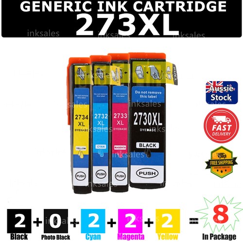 8x 273XL 273 Generic Ink Cartridge For Epson XP510 XP610 XP620 XP720 ...