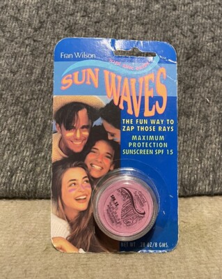 Vintage Sealed Sun Waves 90s Tinted Pink Sunscreen Movie Prop Or ...